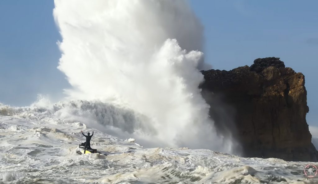 Tim Bonython Releases Tribute to 'the Power and the Beauty' of Nazare