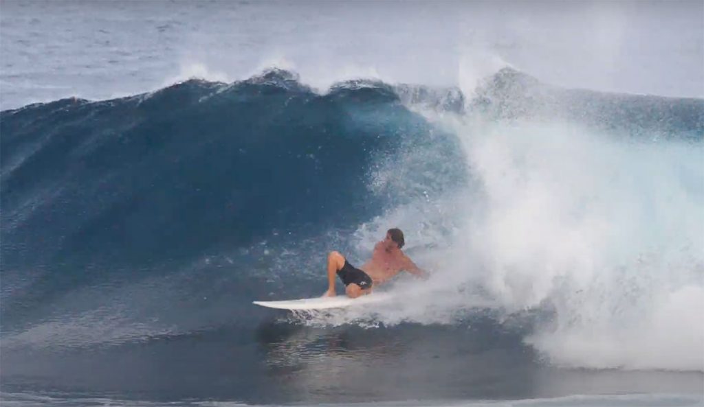 Watch Clay Marzo Surf a Soft-Top Over a Very Sketchy Reef