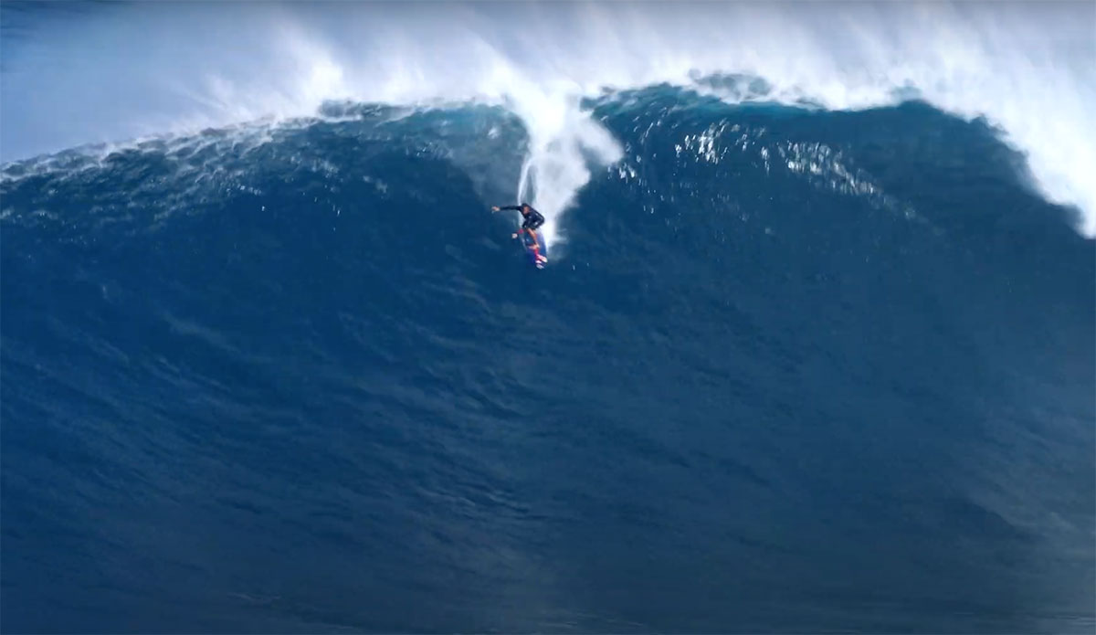 Kai Lenny Surfed Massive Jaws on a 7'6" Mini Gun