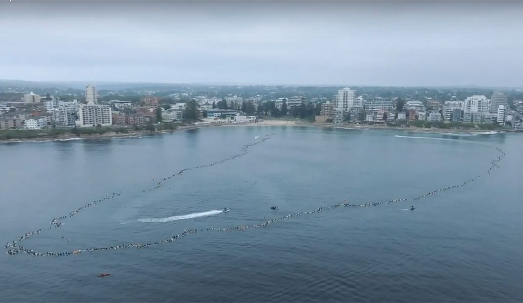 New World Record For Largest Paddle Out Set at Cronulla