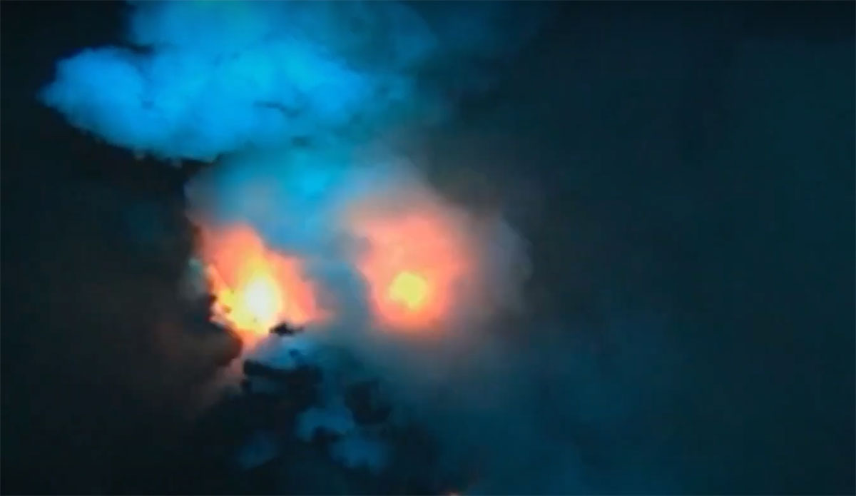 Underwater Volcanic Eruption Caught on Camera In Incredible Footage