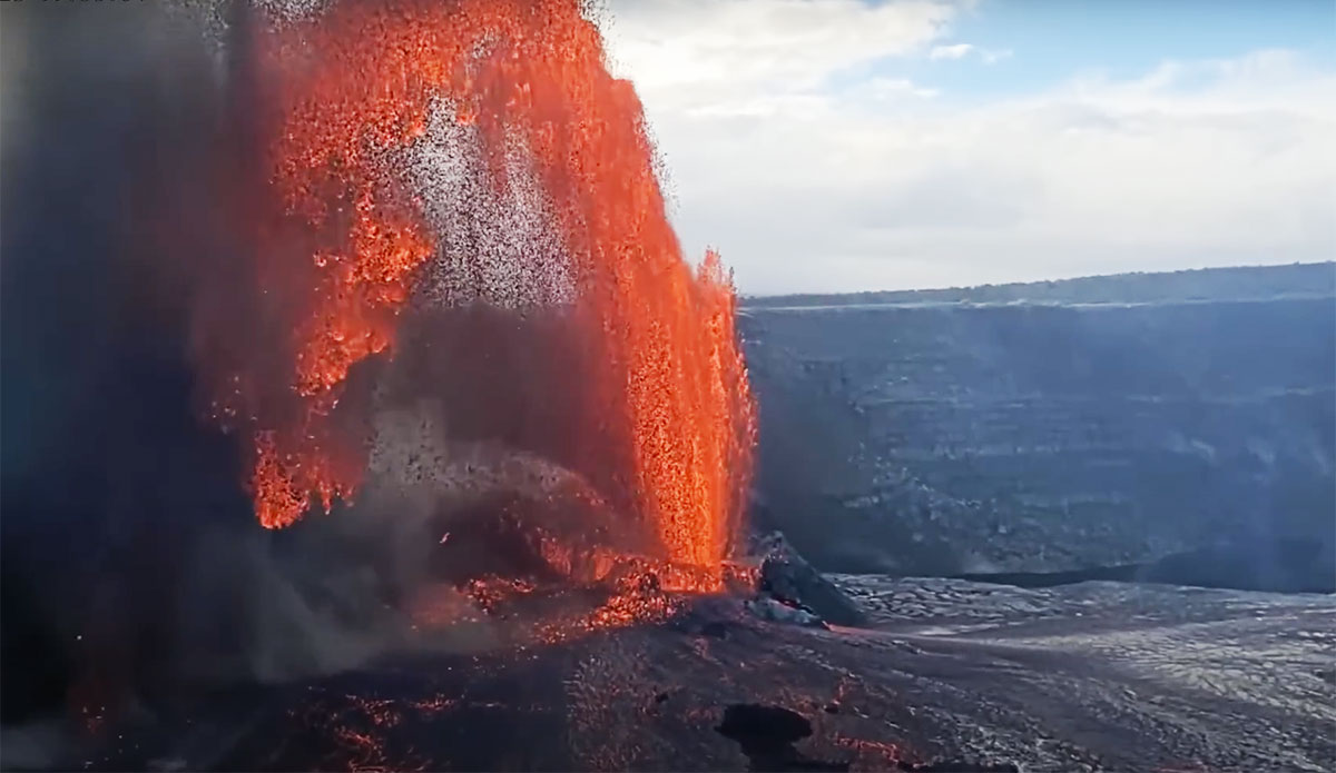 Watch the Kilauea Volcano Spew Lava 1,000 Feet Into the Air