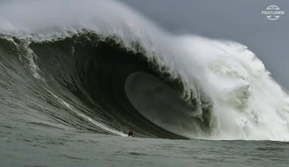 ESPN Documents Alo Slebir's Potential 2024 World Record Wave at Maverick's