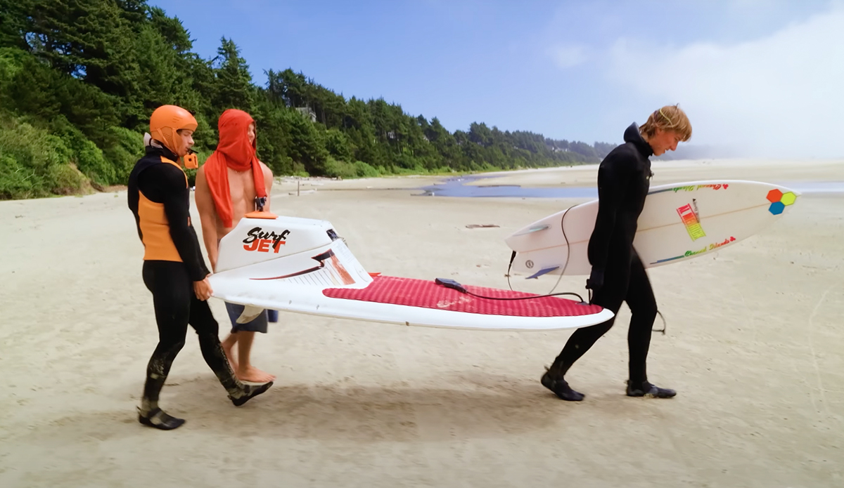 The Sickos Got Their Hands on a Vintage, Gas-Powered Surfboard