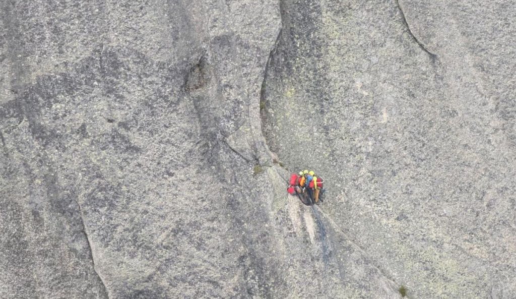 Climbers Stranded on B.C. Cliff Face Rescued in Complicated Night Rescue