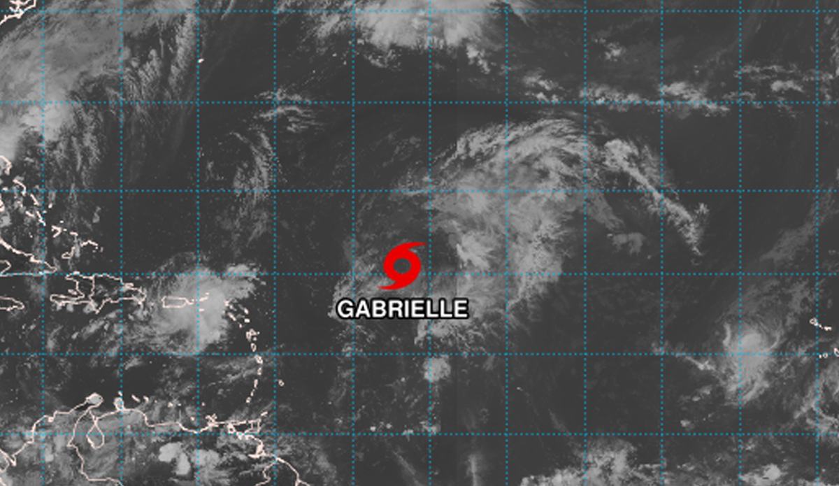 Tropical Storm Gabrielle Forms in Atlantic Ocean
