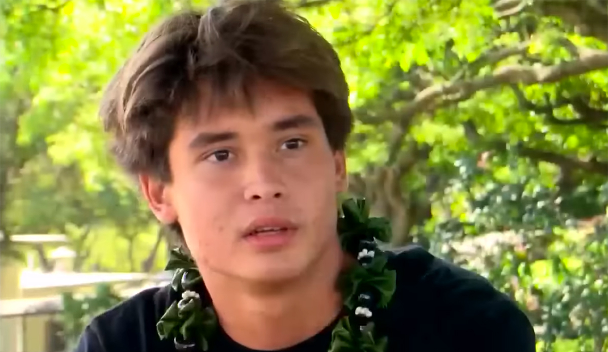 A High School Waterman Saved a Man a Mile Off Oahu After His Boat Sank