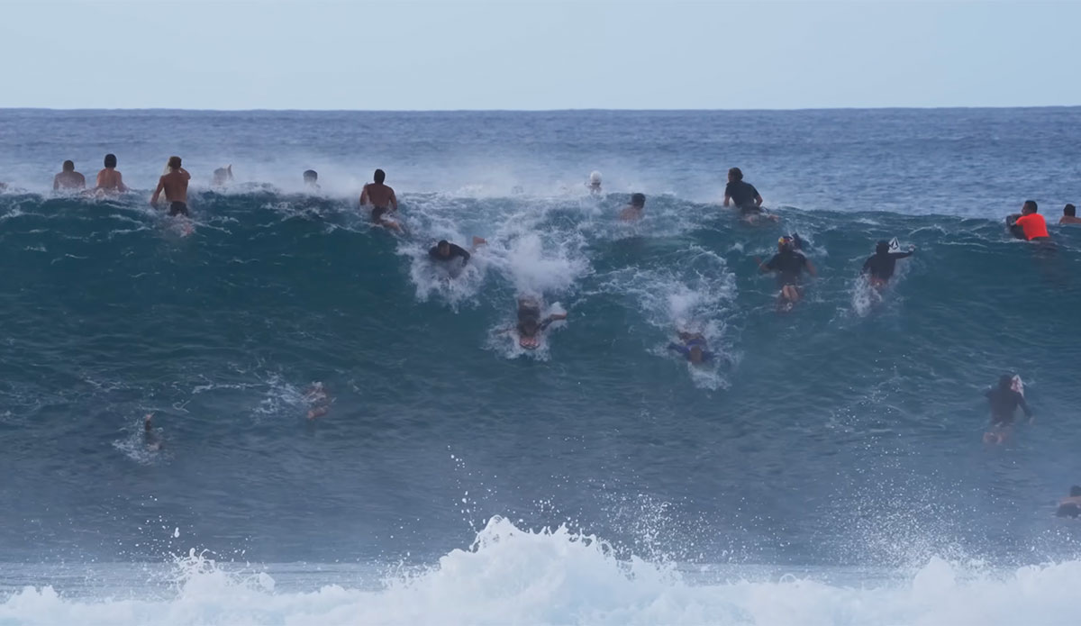 Jamie O'Brien Says This Is the 'Biggest Crowd He's Ever Seen at Pipeline'