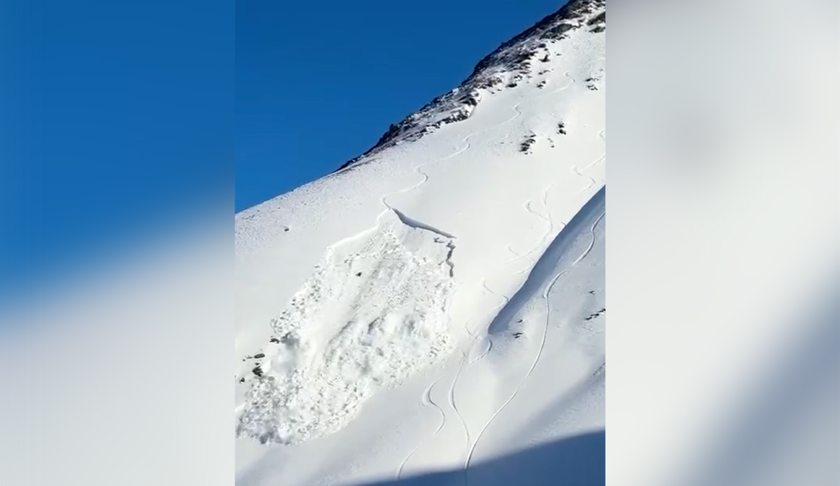 Banff Skier Narrowly Avoids Avalanche Death in Wild Video