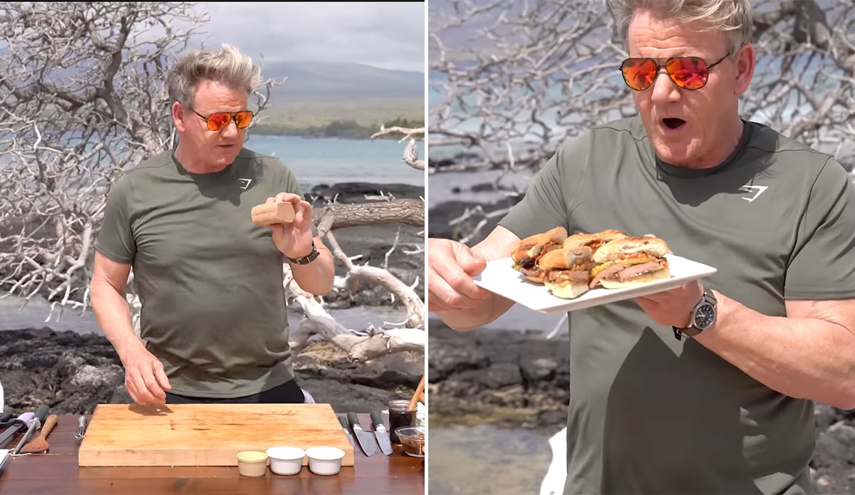 Watch Gordon Ramsay Make a Hawaiian-Style SPAM Sandwich on the Big Island