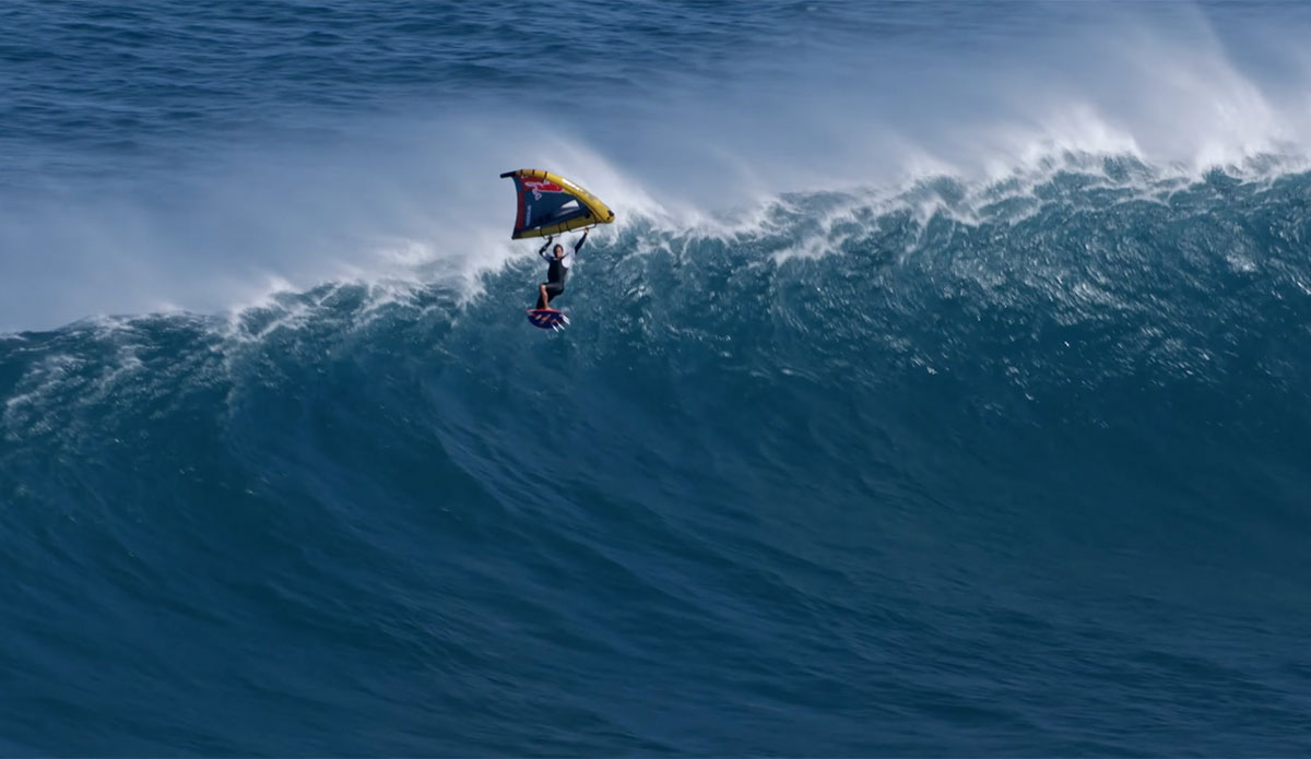 Kai Lenny Wing Surfing Jaws Is So Incredible It Looks Fake