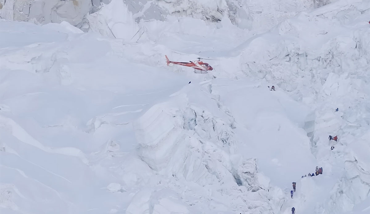 Climbers Rescued From Mt. Everest's Khumbu Icefall After Serac Collapses